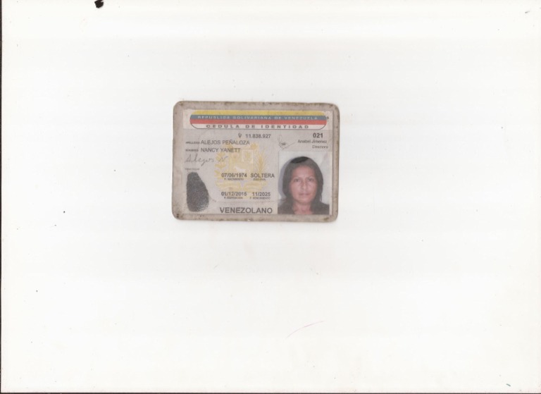 Cedula Nancy Pdf