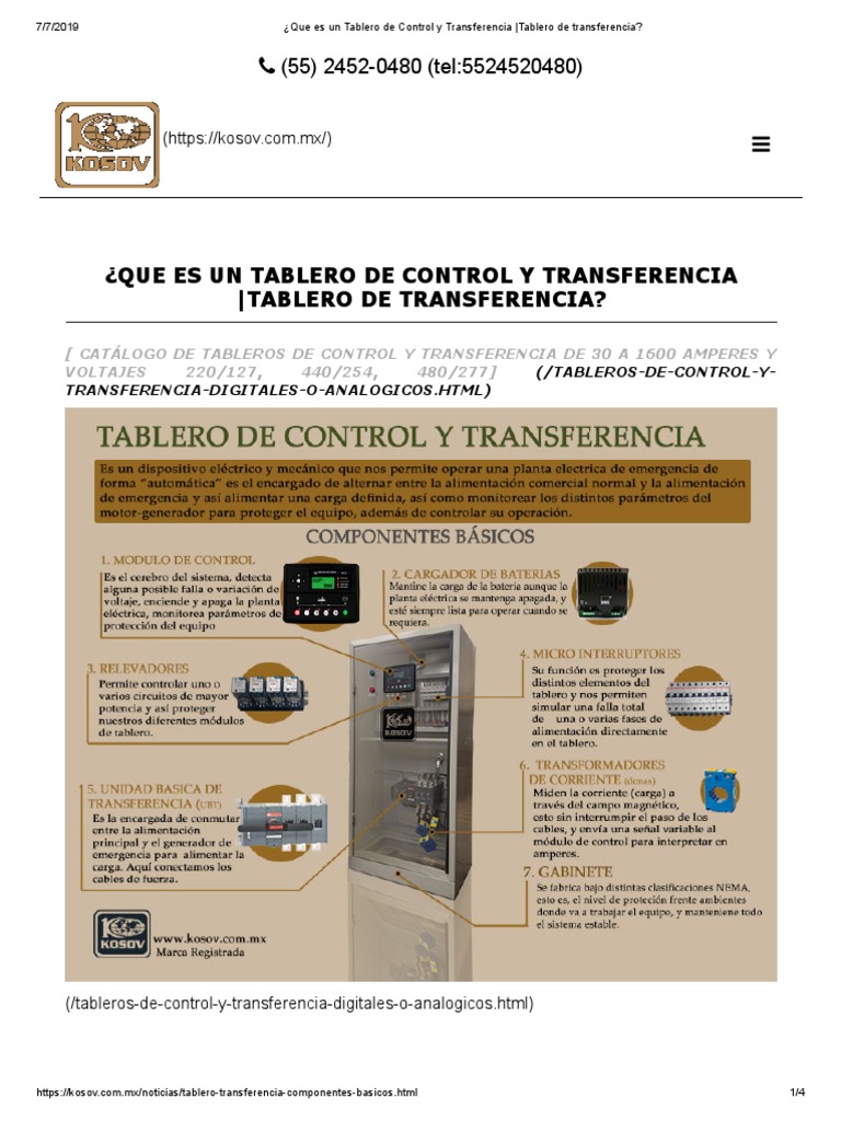 ¿Que Es Un Tablero de Control y Transferencia - Tablero de ...