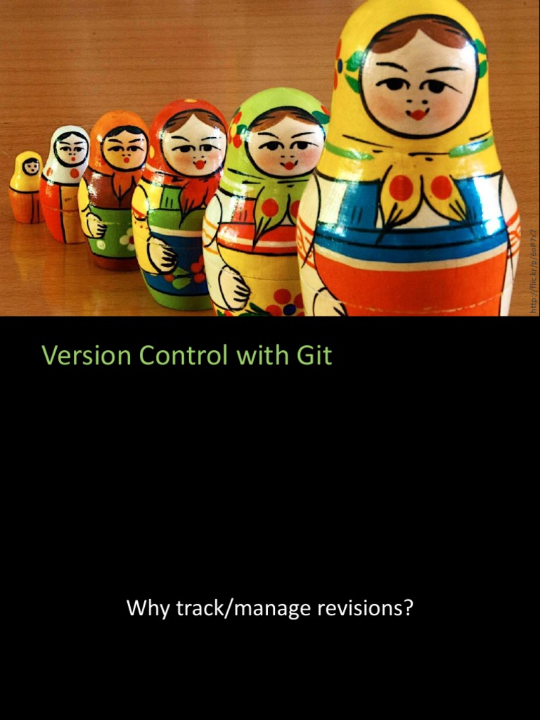 Version Control With Git | Download Free PDF | Version Control ...