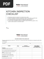 McDonalds Checklist Points For Checking | PDF | Safety | Nature