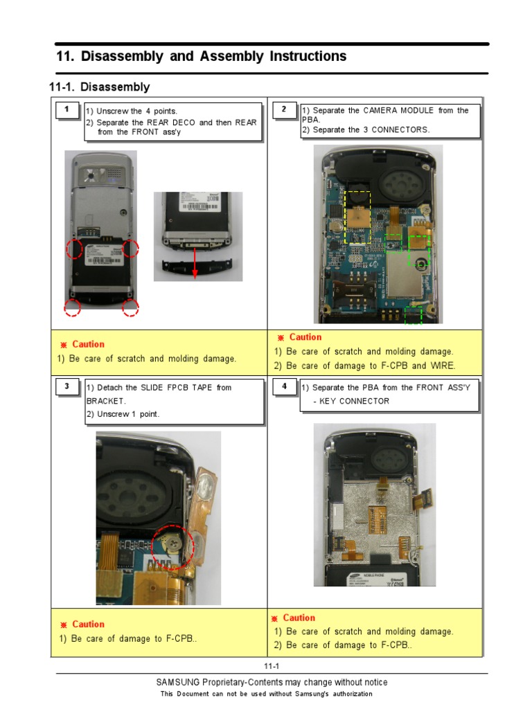 Disassembly and Assembly Instructions | PDF | Electrical Connector ...