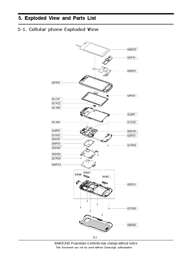 Exploded View and Parts List | PDF