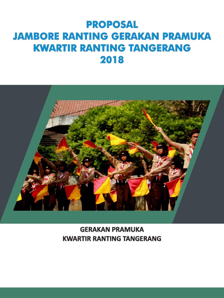 Proposal Jambore Ranting Gerakan Pramuka Kwartir Ranting Tangerang 2018 ...