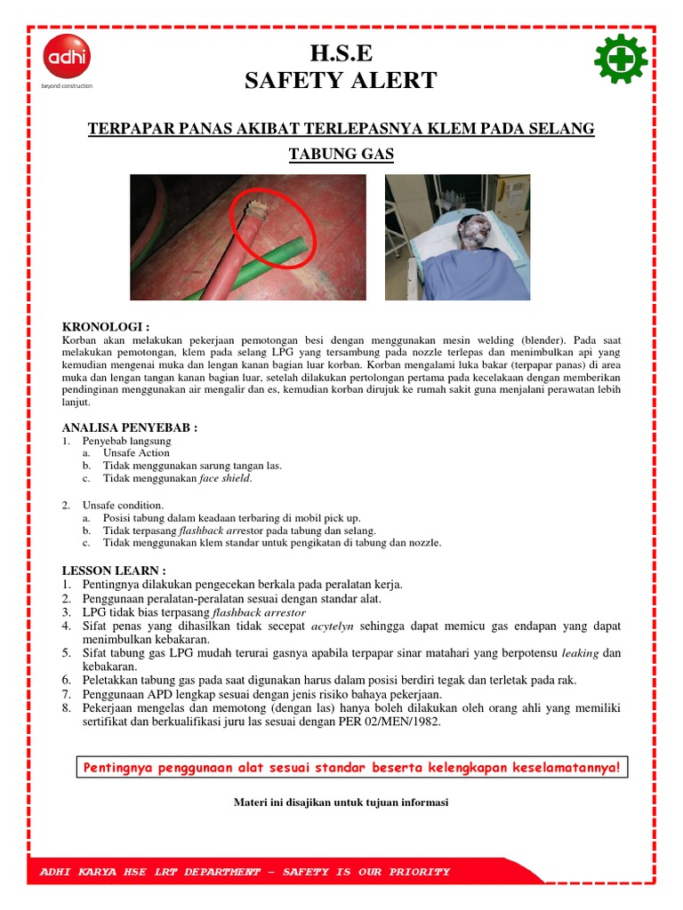 Hse Alert - Terpapar Panas | PDF