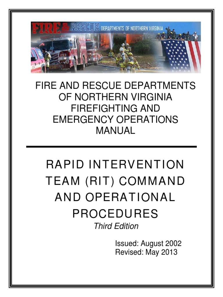 Rapid Intervention Team (Rit) Command and Operational Procedures | PDF ...