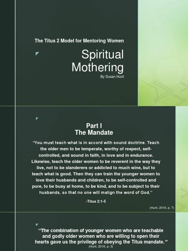 Spiritual Mothering | PDF | Forgiveness | Love