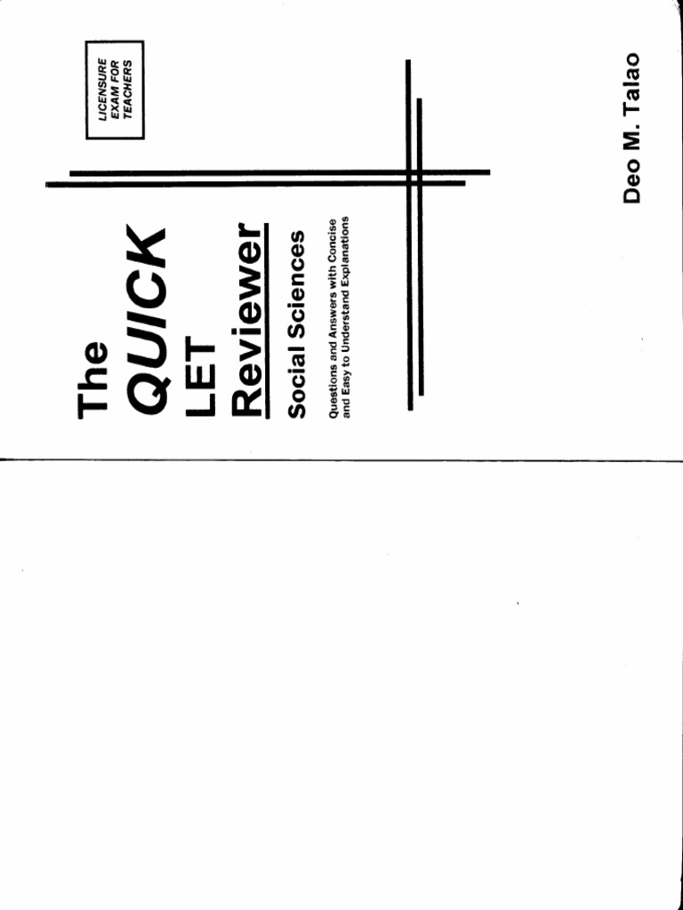 Let Reviewer | PDF