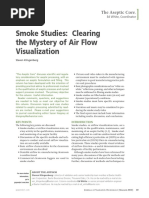 Airflow Visualization in Cleanrooms | PDF