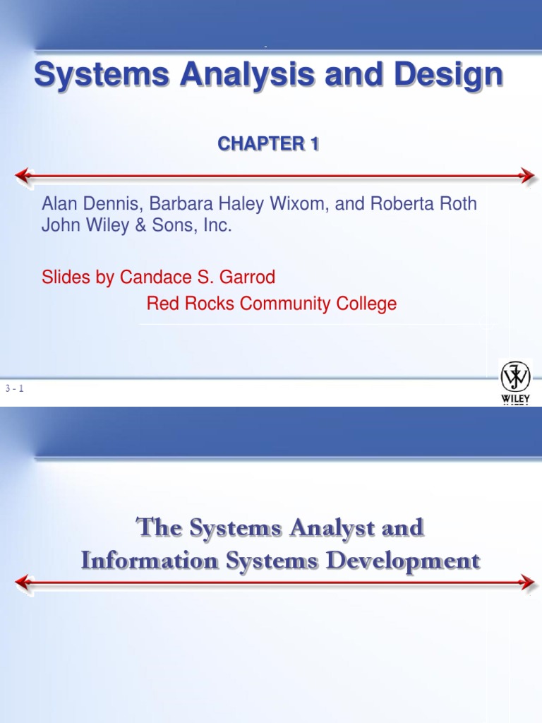 Systems Analysis and Design: Alan Dennis, Barbara Haley Wixom, and ...