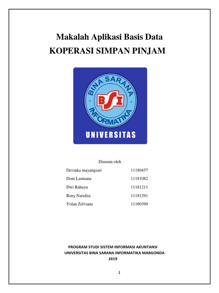 Makalah Presentasi Aplikasi Basis Data | PDF