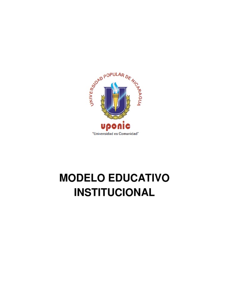 1-Modelo Educativo de Uponic 2019 | PDF | Conocimiento administrativo ...