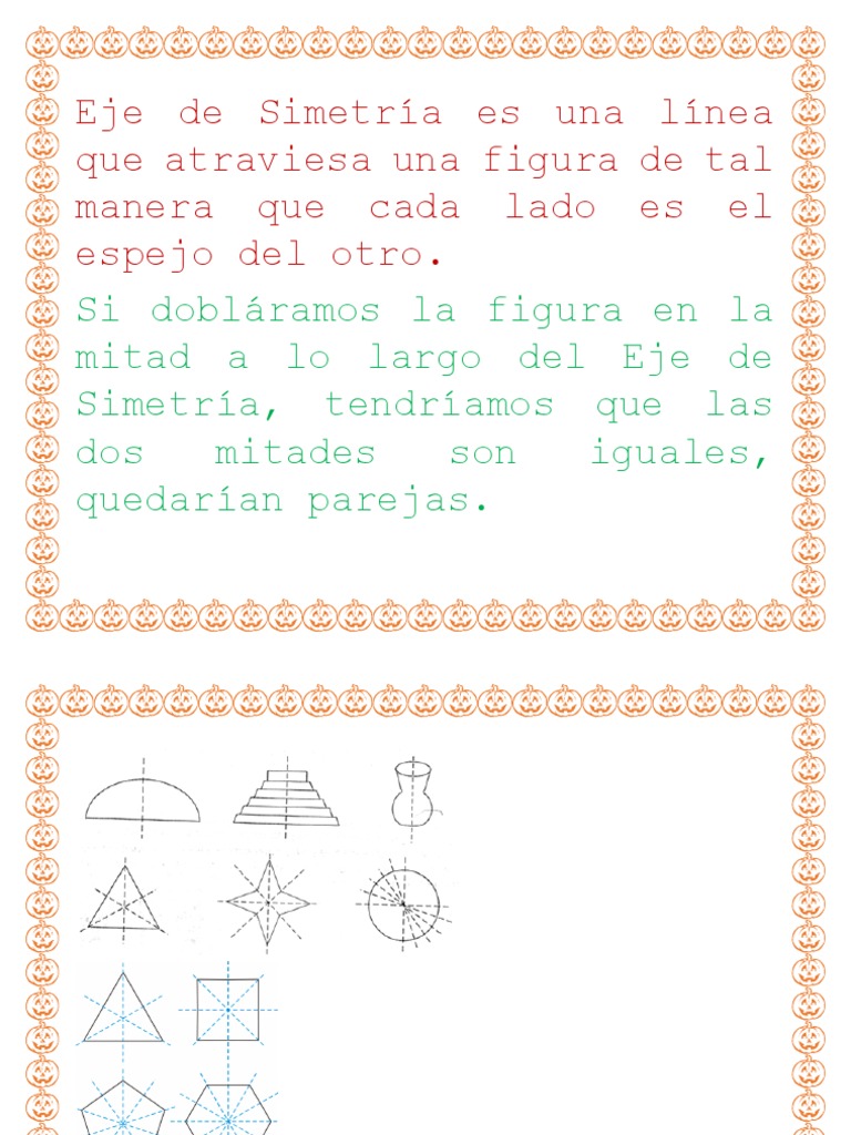 Concepto de Eje de Simetria | PDF
