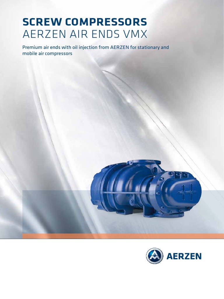 Aerzen VMX Screw Compressors Guide | PDF | Rotating Machines | Propulsion
