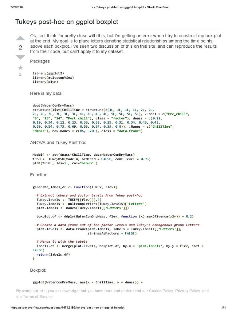 Tukey | PDF | Statistics | Areas Of Computer Science