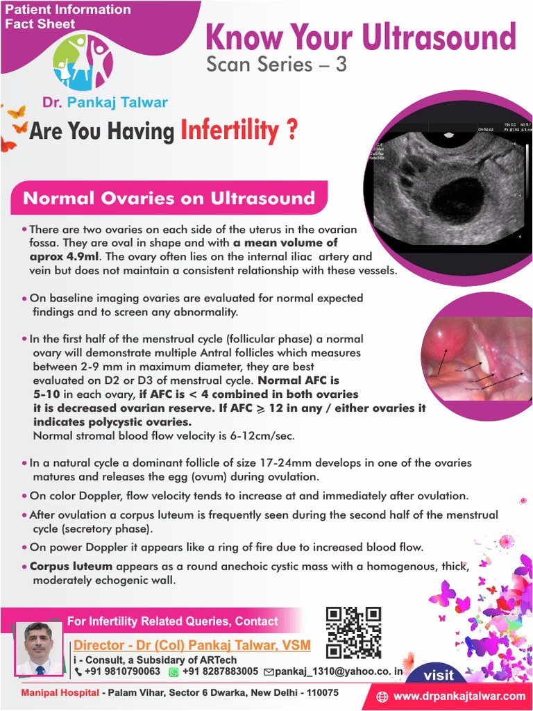 Normal Ovaries On Ultrasound | PDF | Ovary | Menstrual Cycle