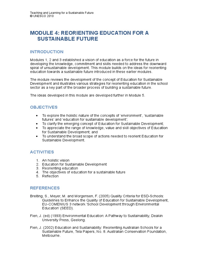 Teaching and Learning For A Sustainable Future | PDF | Sustainability ...