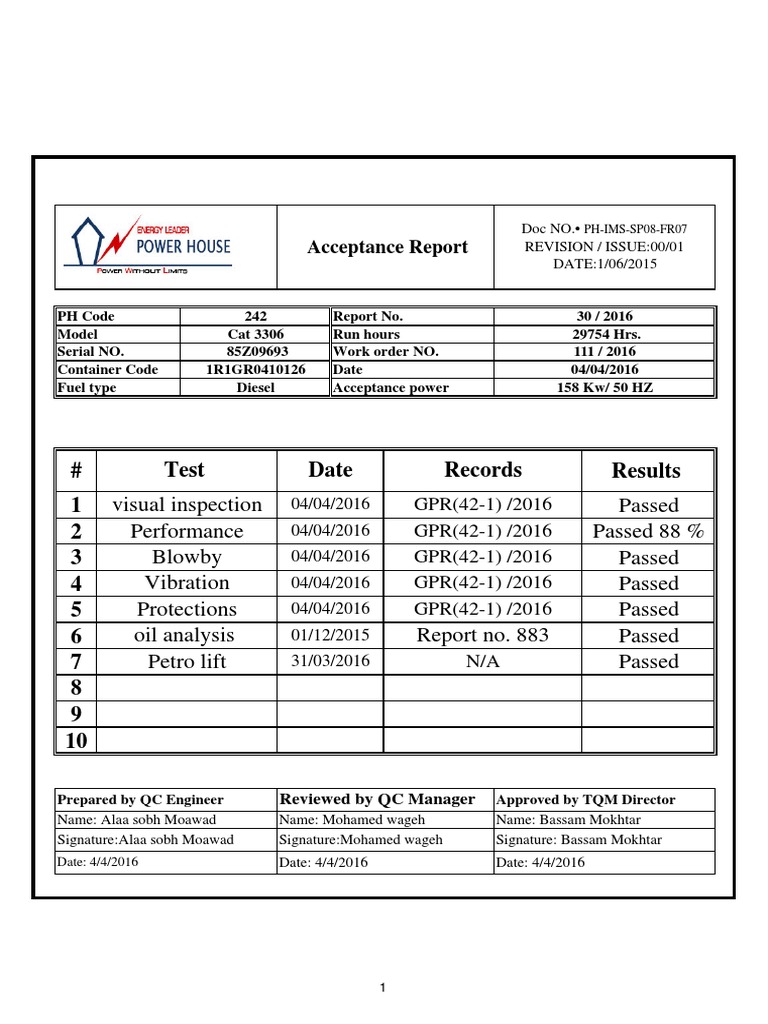 GAR (30) Code 242 CR 1R1GR0410126 (111-2016) | PDF