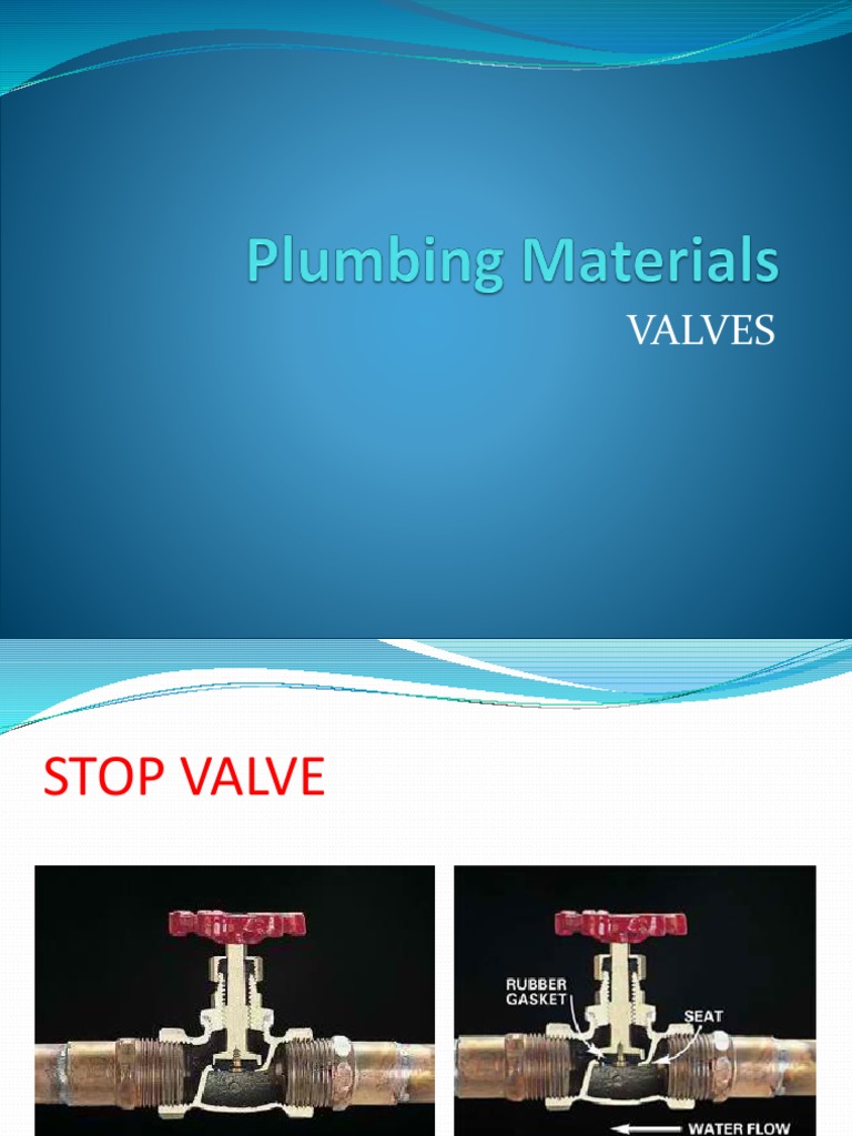 E. Valves | PDF | Valve | Plumbing