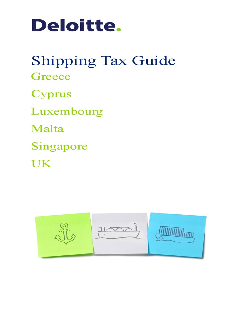 DTTL ER Shipping Tax Guide 6countries | PDF | Income Tax | Taxation In ...