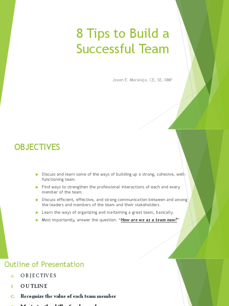 8 Tips To Build A Successful Team | PDF | Psychology | Cognition