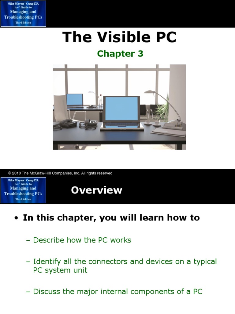 The Visible PC: Managing and Troubleshooting Pcs | PDF | Electrical Connector | Personal Computers