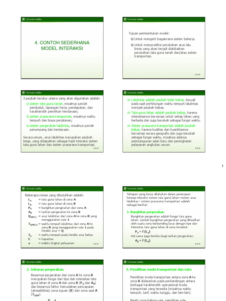 Modul 4 (Contoh Sederhana Model Interaksi) PDF | PDF