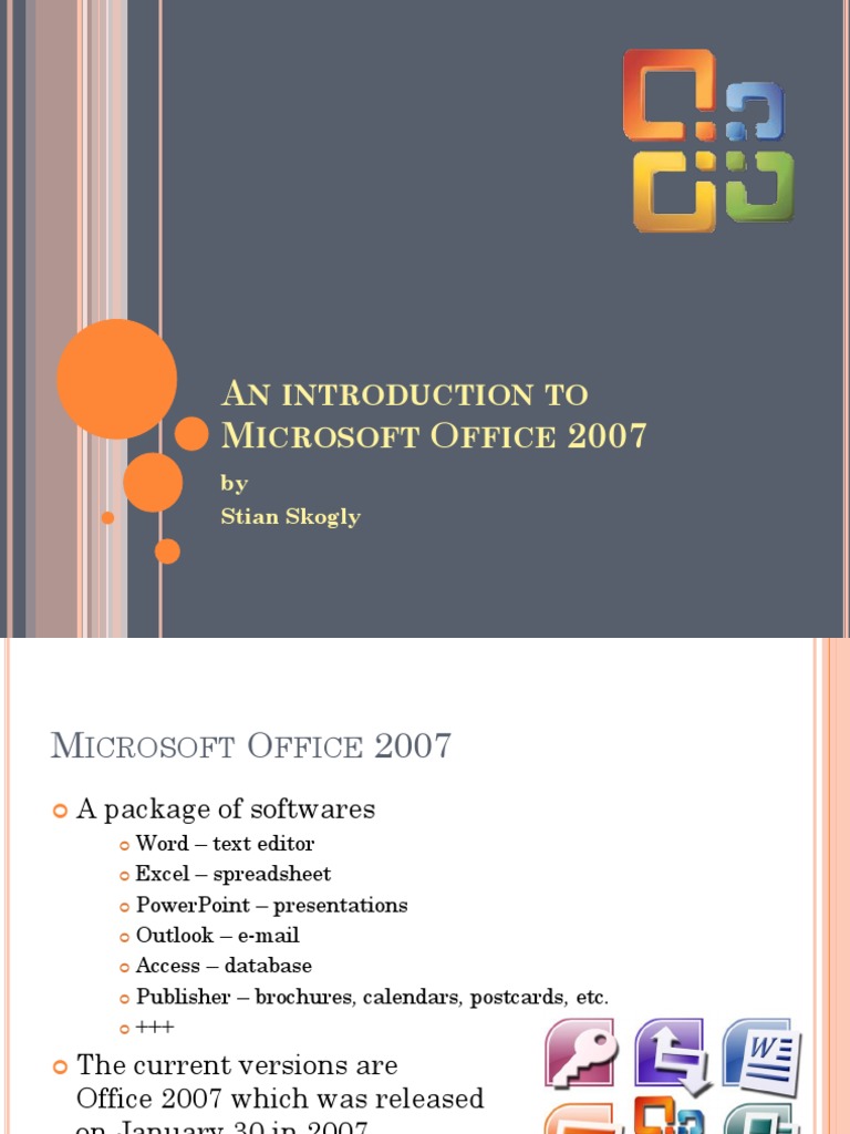 Microsoft Office 2007 Overview Guide | PDF | Microsoft Excel ...