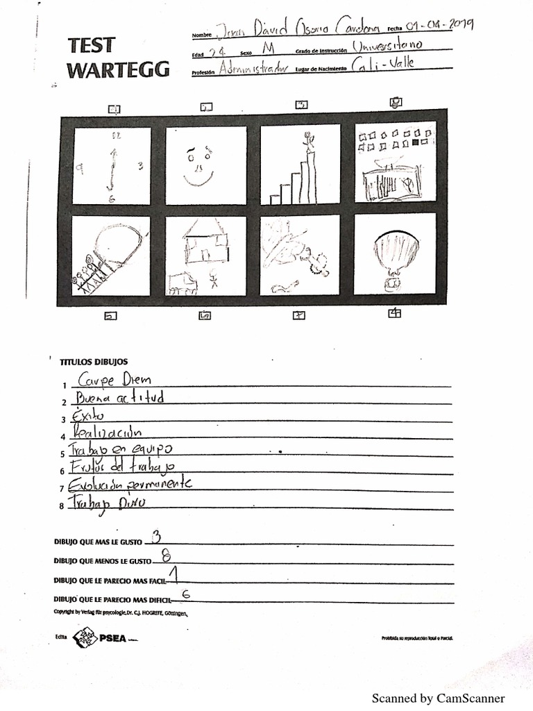 Prueba Wartegg | PDF