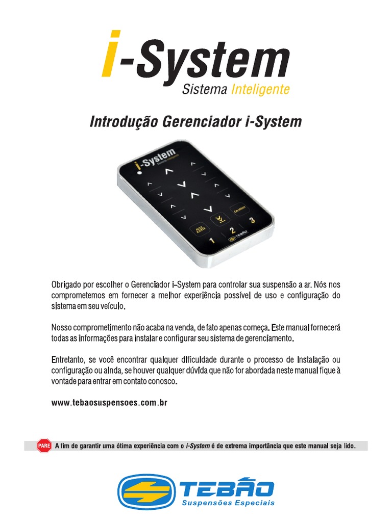Manual Isystem | PDF