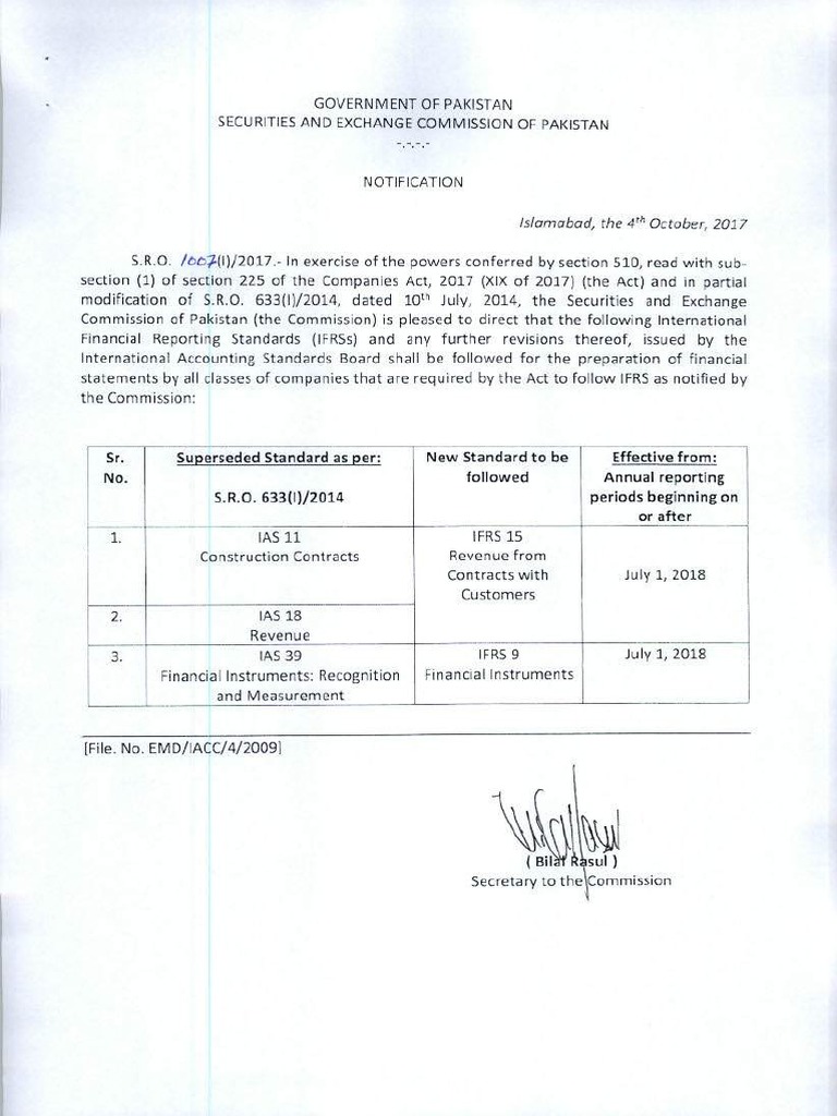 SECP Notification | PDF
