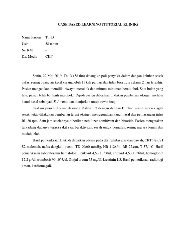 CASE BASED LEARNING KMB | PDF