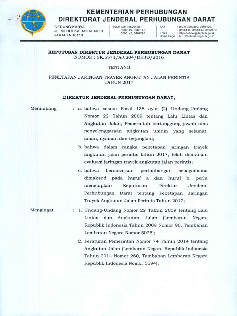 Angkutan Perintis | PDF