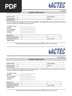 Commitment Form Sample | PDF | Career & Growth