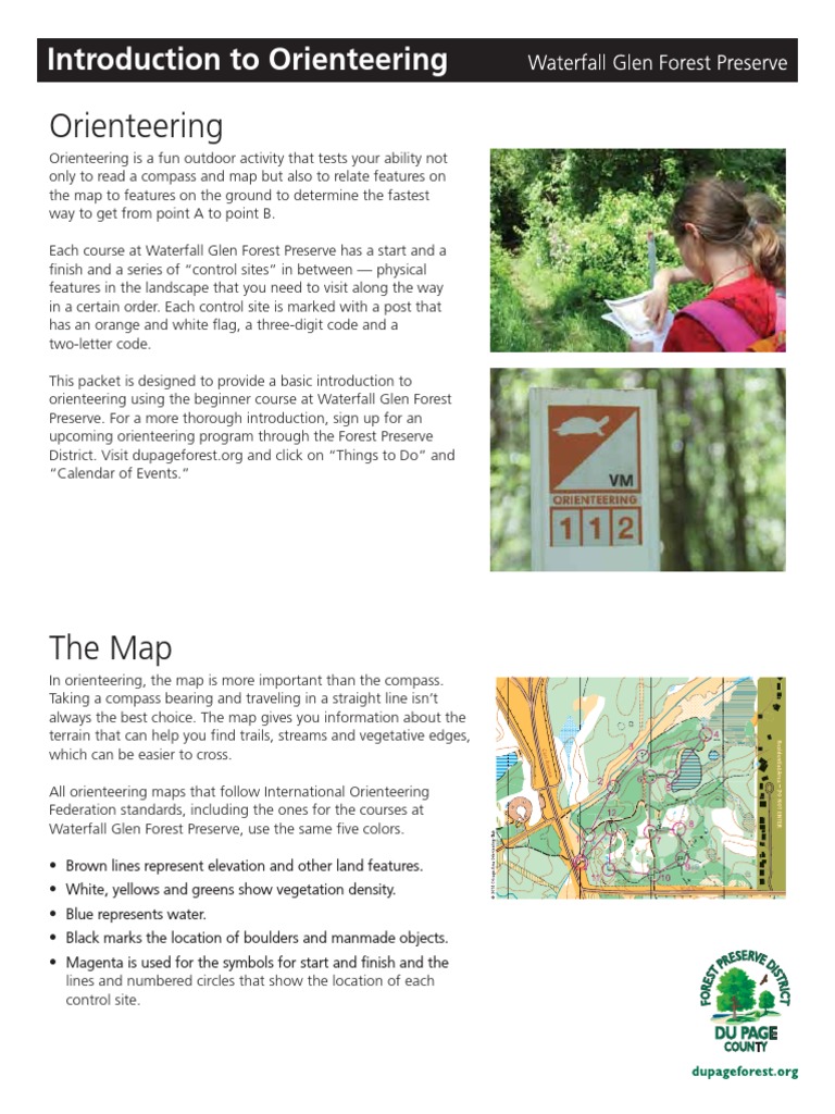 Introduction To Orienteering | PDF | Compass | Earth Sciences