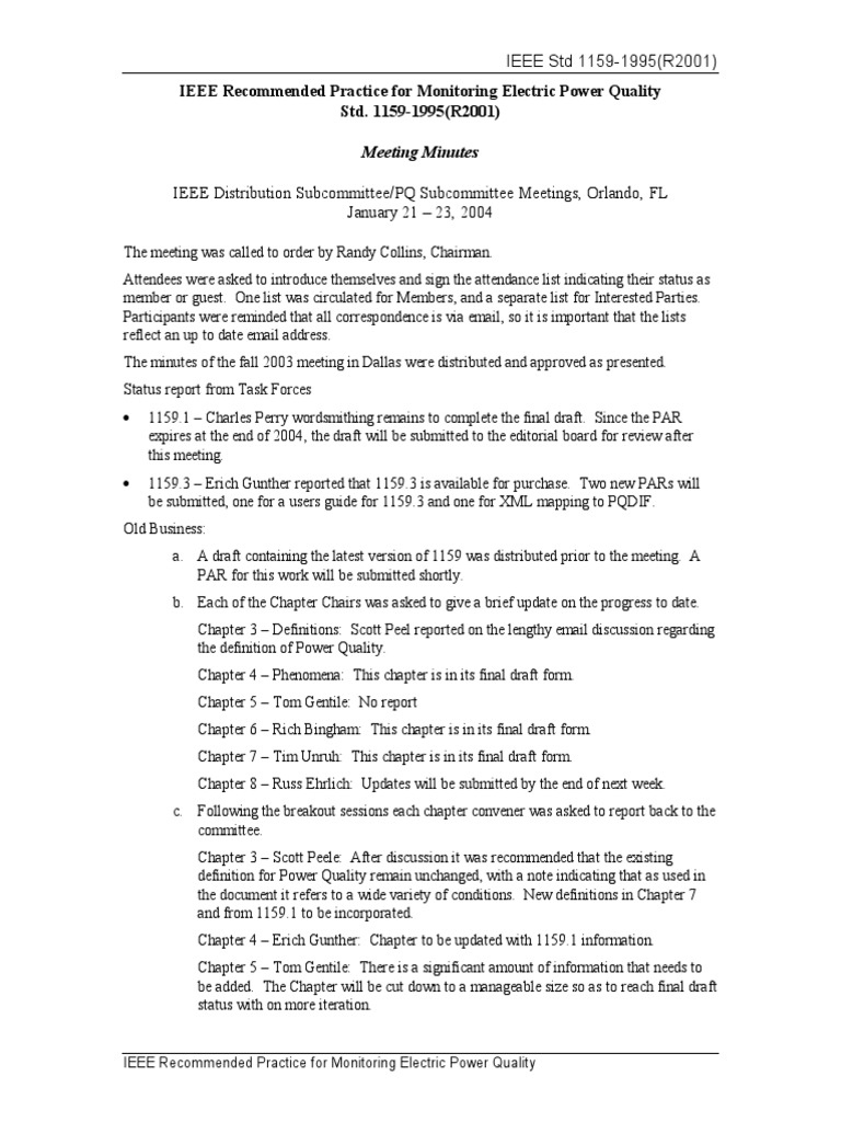 Ieee 1159 | PDF