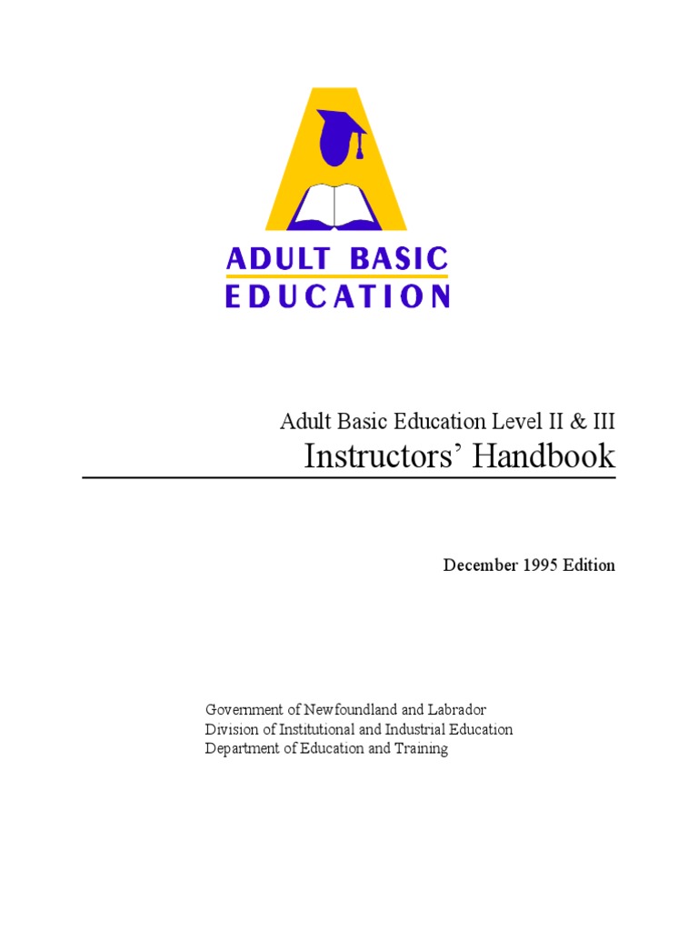 Adult Basic Education | PDF | Adult Education | Distance Education