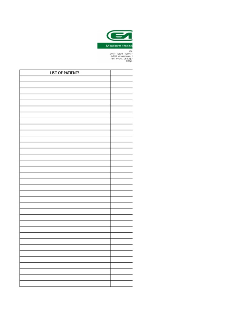 Free Clinic Sample Form | PDF