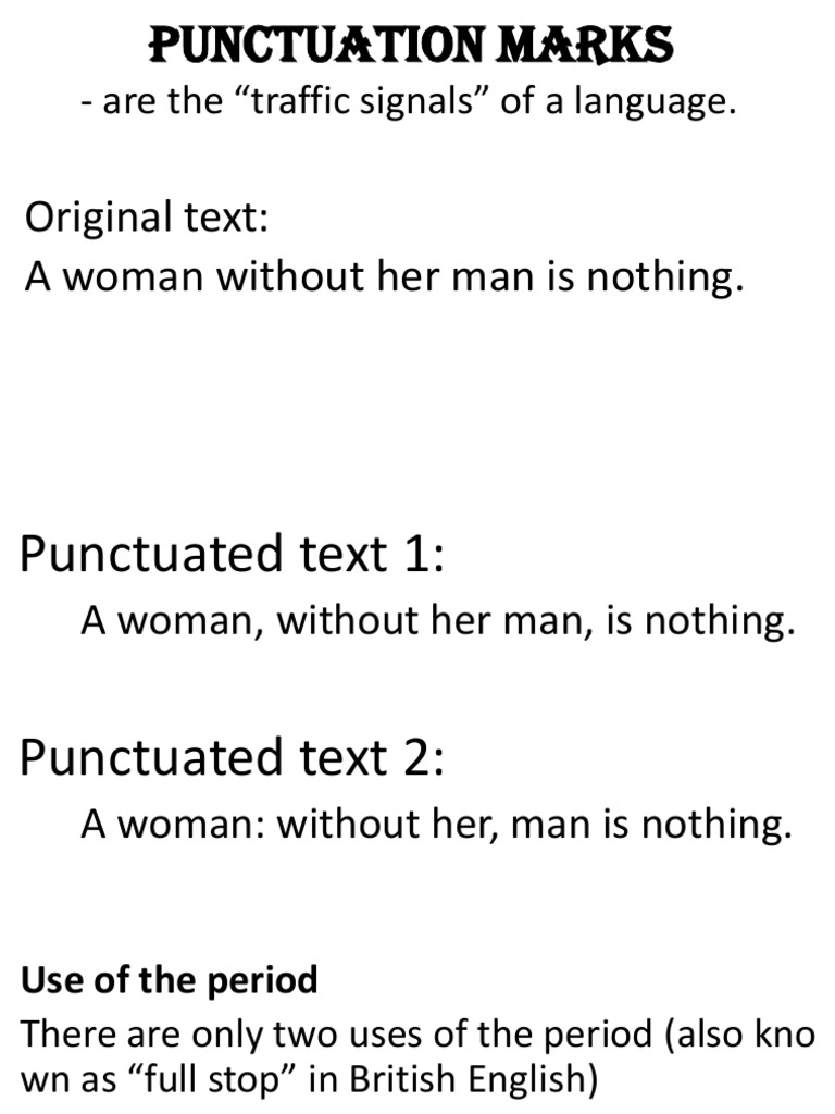 Punctuation Marks | PDF | Comma | Punctuation