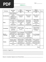 Fashion Show Rubric | PDF