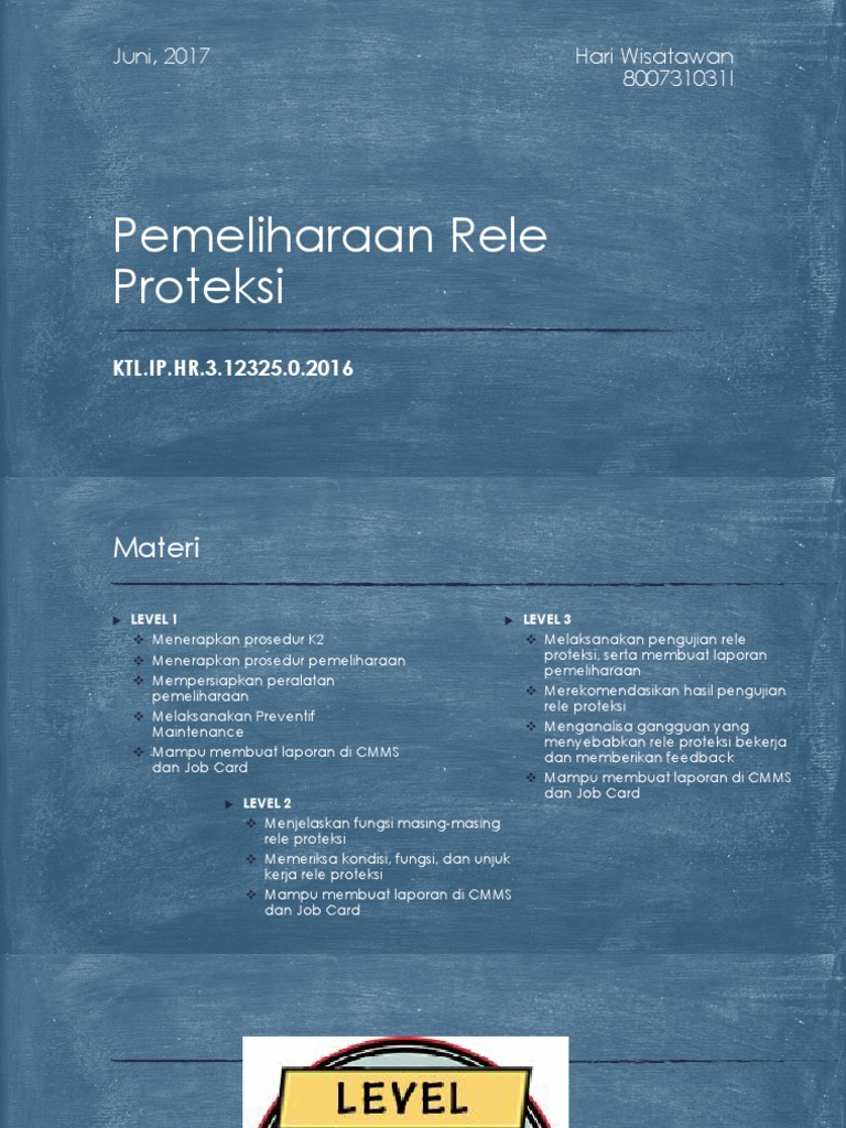 Pemeliharaan Rele Proteksi | PDF