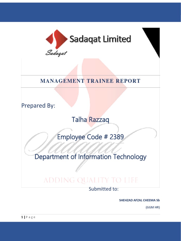 Management Trainee Report | PDF | Network Topology | Network Switch
