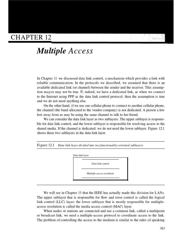 Multiple Access | Download Free PDF | Channel Access Method | Internet Protocols