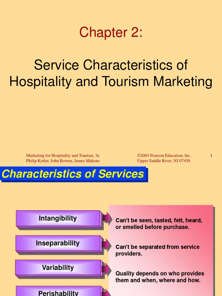 Service Characteristics of Hospitality A | PDF | Marketing | Tourism
