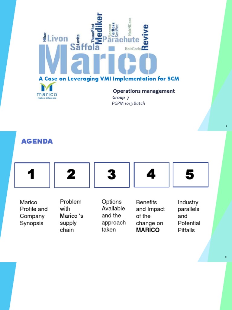 Marico Sales Process | PDF | Inventory | Supply Chain