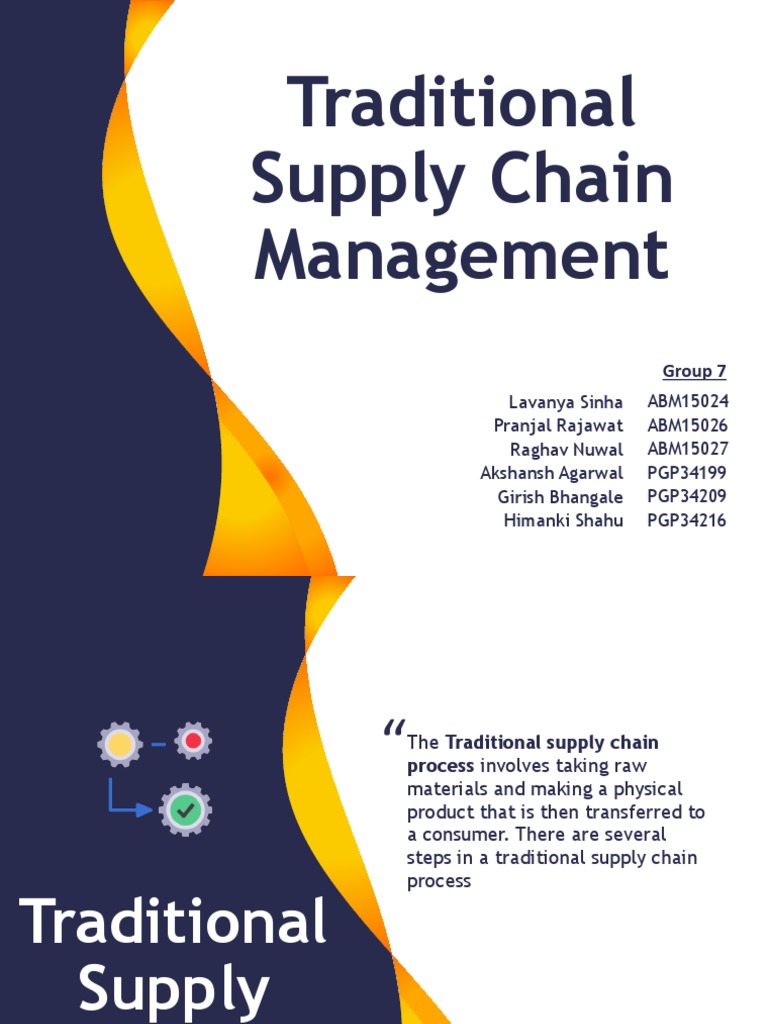Traditional Supply Chain Management | PDF | Supply Chain | Retail