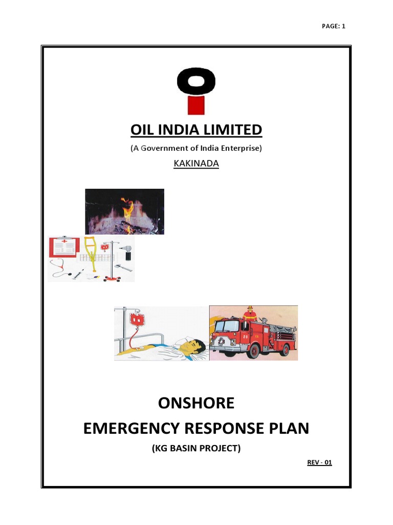 Oil India Limited: Onshore Emergency Response Plan | PDF | Emergency ...