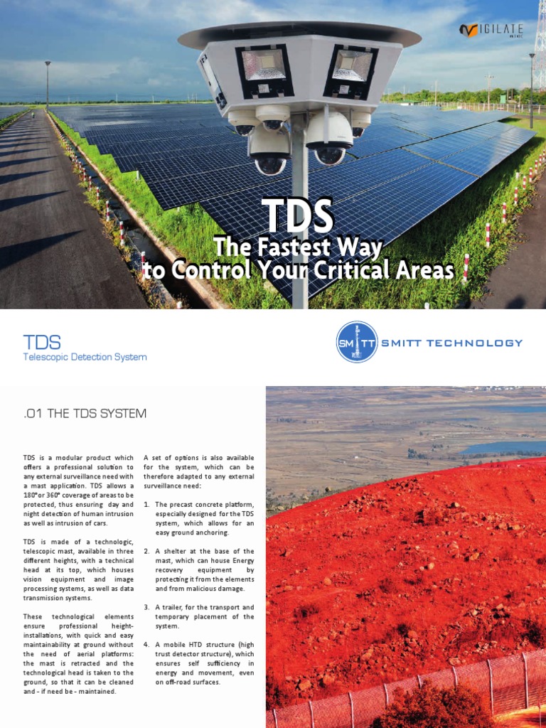 Brochure TDS ENG | PDF | Closed Circuit Television | Camera