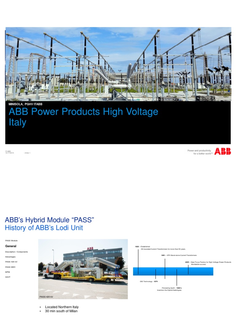 Abb Power Grids HV | PDF | Transformer | Manufactured Goods