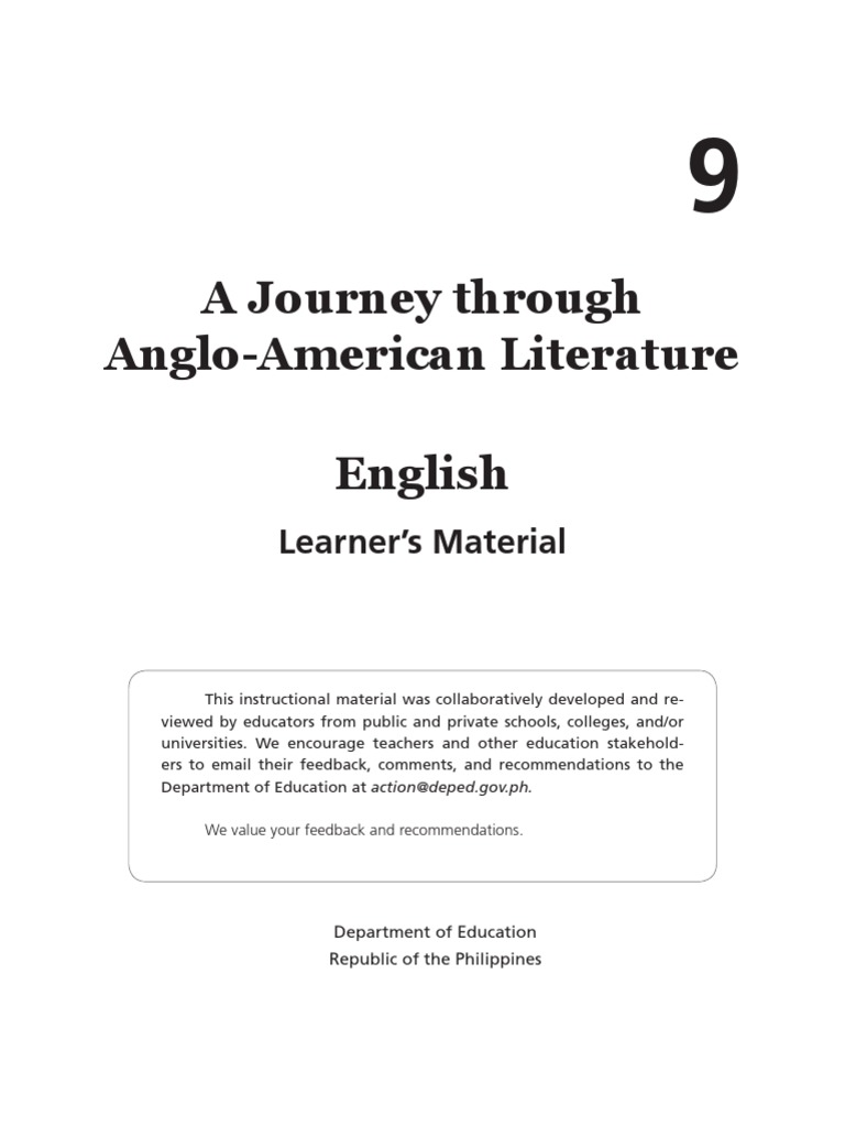 LM English 9 Module 1 | PDF | Copyright