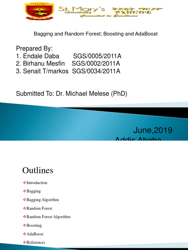 Bagging and Random Forest Presentation1 | PDF | Bootstrapping (Statistics) | Machine Learning